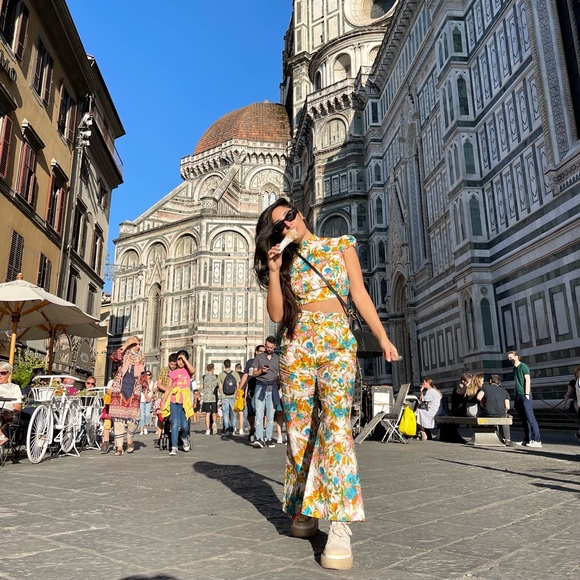 Zimmermann | Pants & Jumpsuits | Zimmermann Floral Set | Poshmark